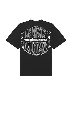 THE HUNDREDS Loaded Bar T-shirt In Black - Limo