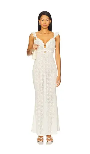 MORE TO COME Macie Maxi Dress - Cream