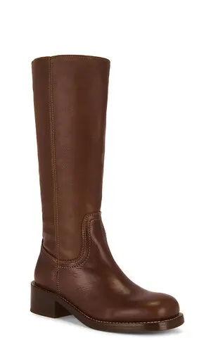 Steve Madden Riggs Boots - Rust Leather