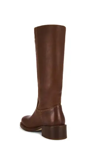 Steve Madden Riggs Boots - Rust Leather