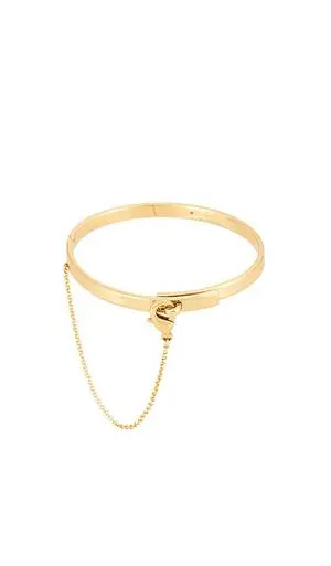 Eddie Borgo Thin Safety Chain Bangle - Gold