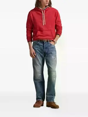 Polo Ralph Lauren Embroidered Logo Hoodie - Red