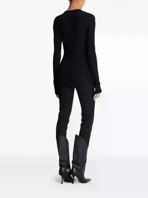 Balmain Long-sleeved Lace-up Top