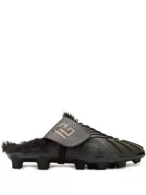 Balmain Half Time Slippers - Black