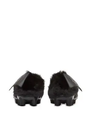 Balmain Half Time Slippers - Black
