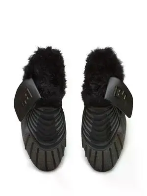 Balmain Half Time Slippers - Black