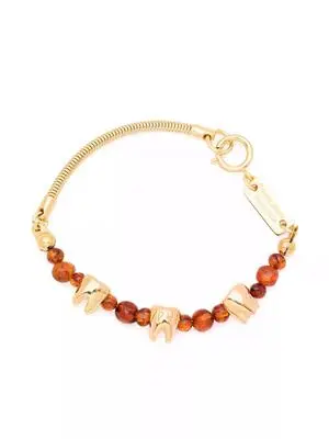 IN GOLD WE TRUST PARIS Sacred Tooth Necklace - Brown