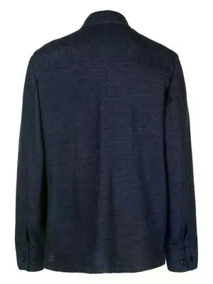 Corneliani Jersey-knit Long-sleeve Shirt