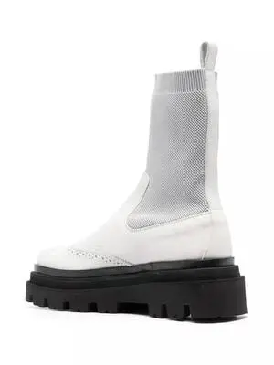 Eleventy Leather Ankle Boots