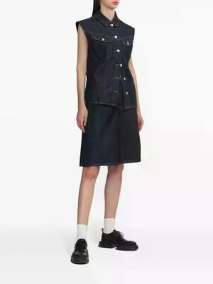 AGOLDE Nolan Pleated Denim Shorts