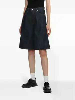 AGOLDE Nolan Pleated Denim Shorts