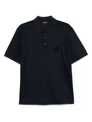 Giorgio Armani Logo-embossed Polo Shirt
