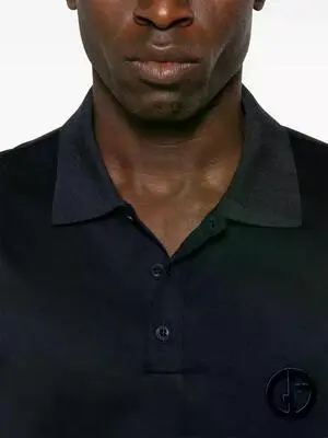 Giorgio Armani Logo-embossed Polo Shirt