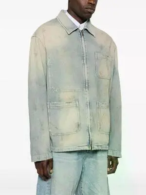 GOLDEN GOOSE Zip-up Denim Jacket