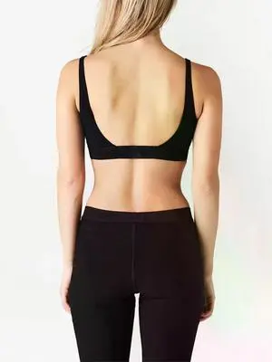 TOM FORD Signature Logo-tape Bralette - Black