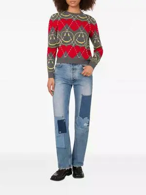 Moschino Smiley Face-patterned Sweater