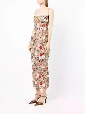 Rachel Gilbert Francesca Embellished Gown - Neutrals