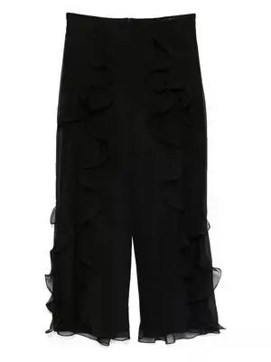 PatBO Ruffle-detailing Trousers