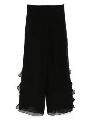 PatBO Ruffle-detailing Trousers