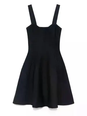 Maje Knitted Square Neck Mini Dress