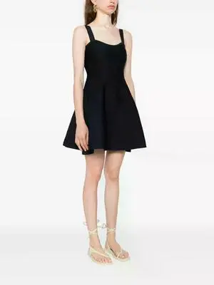 Maje Knitted Square Neck Mini Dress