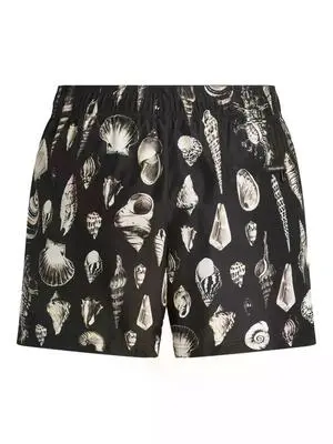Dolce & Gabbana Shell-print Swim Shorts