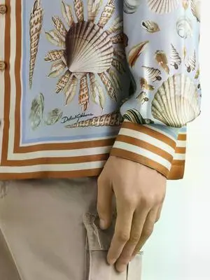Dolce & Gabbana Shell-print Shirt
