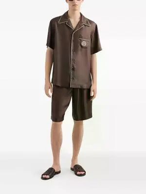 Dolce & Gabbana Drawstring-waist Shorts - Brown