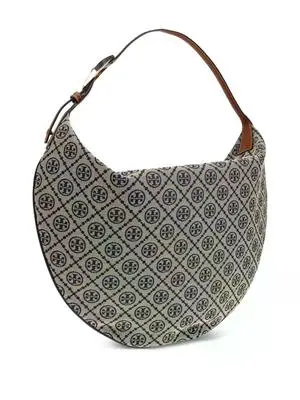 Tory Burch T Monogram Balloon Tote Bag