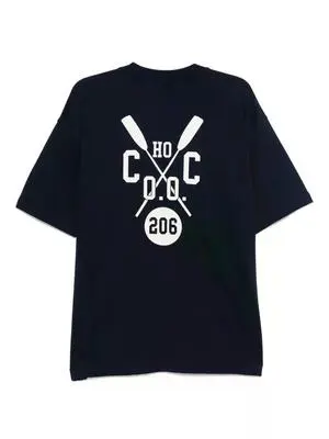 CHOCOOLATE Graphic-printed T-shirt - Blue