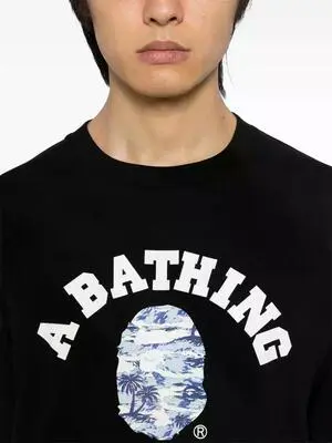 A BATHING APE Logo-printed T-shirt