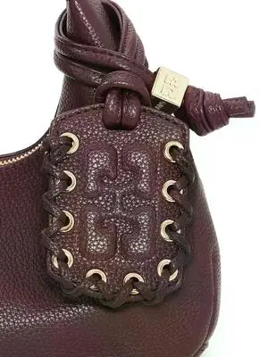 GANNI Mini Knot-detail Tote Bag - Brown