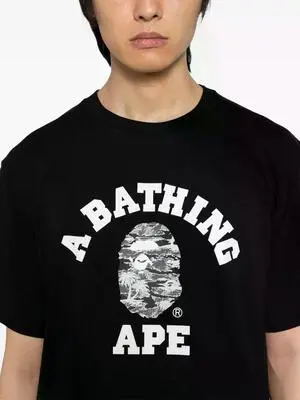 A BATHING APE Logo-printed T-shirt