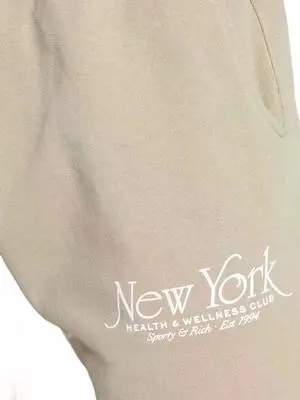 SPORTY & RICH Slogan-print Track Pants
