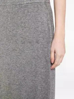 Vince Knitted Midi Skirt - Grey