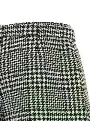 SELF-PORTRAIT Houndstooth Bouclé Wool Skort