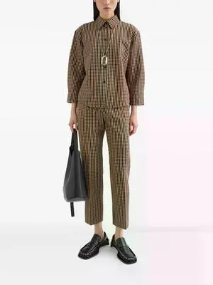 JIL SANDER Wool Check Shirt