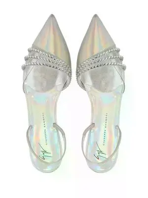 GIUSEPPE ZANOTTI Claralie Slingback Flat Sandals