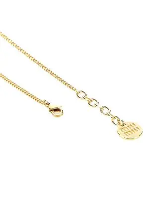 Miu Miu Logo Plaque Bracelet