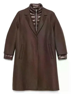 Herno Double-layered Coat - Brown