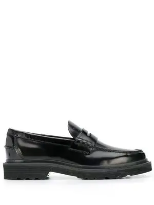 TOD'S Embossed Logo Loafers