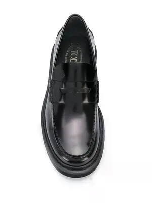 TOD'S Embossed Logo Loafers
