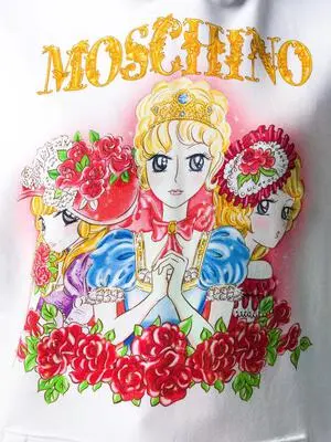 Moschino Fantasy Print Cotton Hoodie