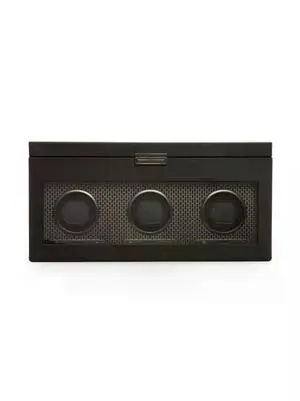 Wolf Axis Triple Watch Winder - Black