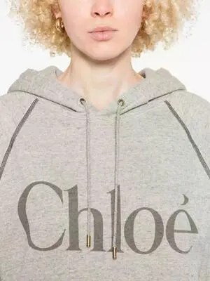 Chloé Logo-print Drawstring Hoodie