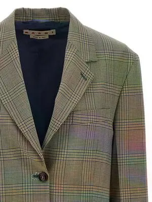 Marni Prince Of Wales-check Blazer