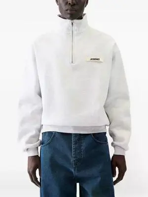 Jacquemus Half-zip Sweatshirt - Grey