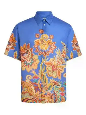 Etro Cotton Shirt - Blue