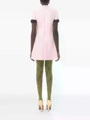 Valentino Garavani Crepe Couture Mini Dress With Bow Detailing
