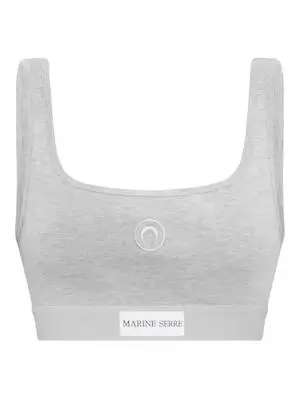 Marine Serre Logo Sports Bras